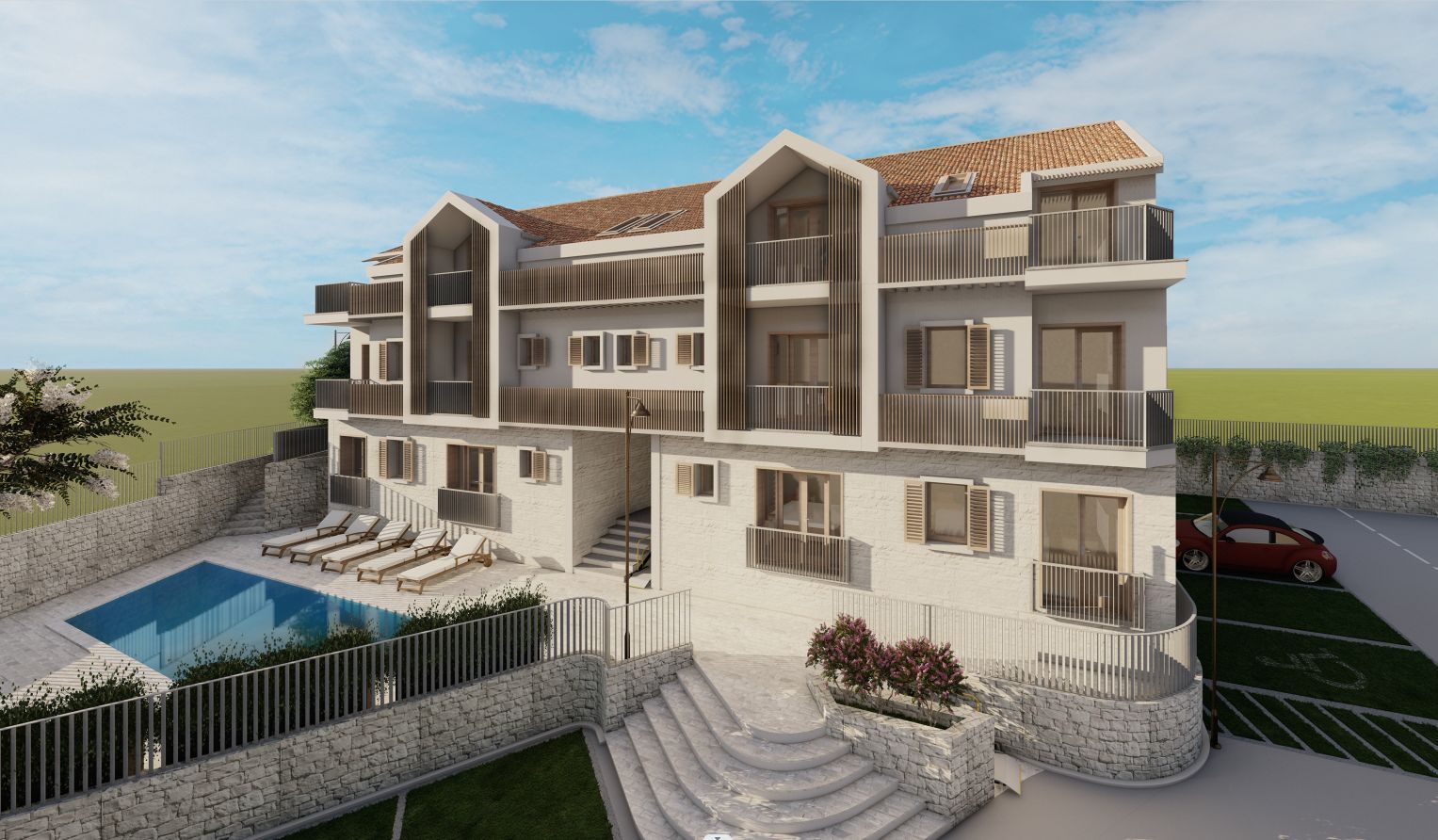 One-Bedroom Apartment (54.27 m²) in a New Residential Complex, Risan ...