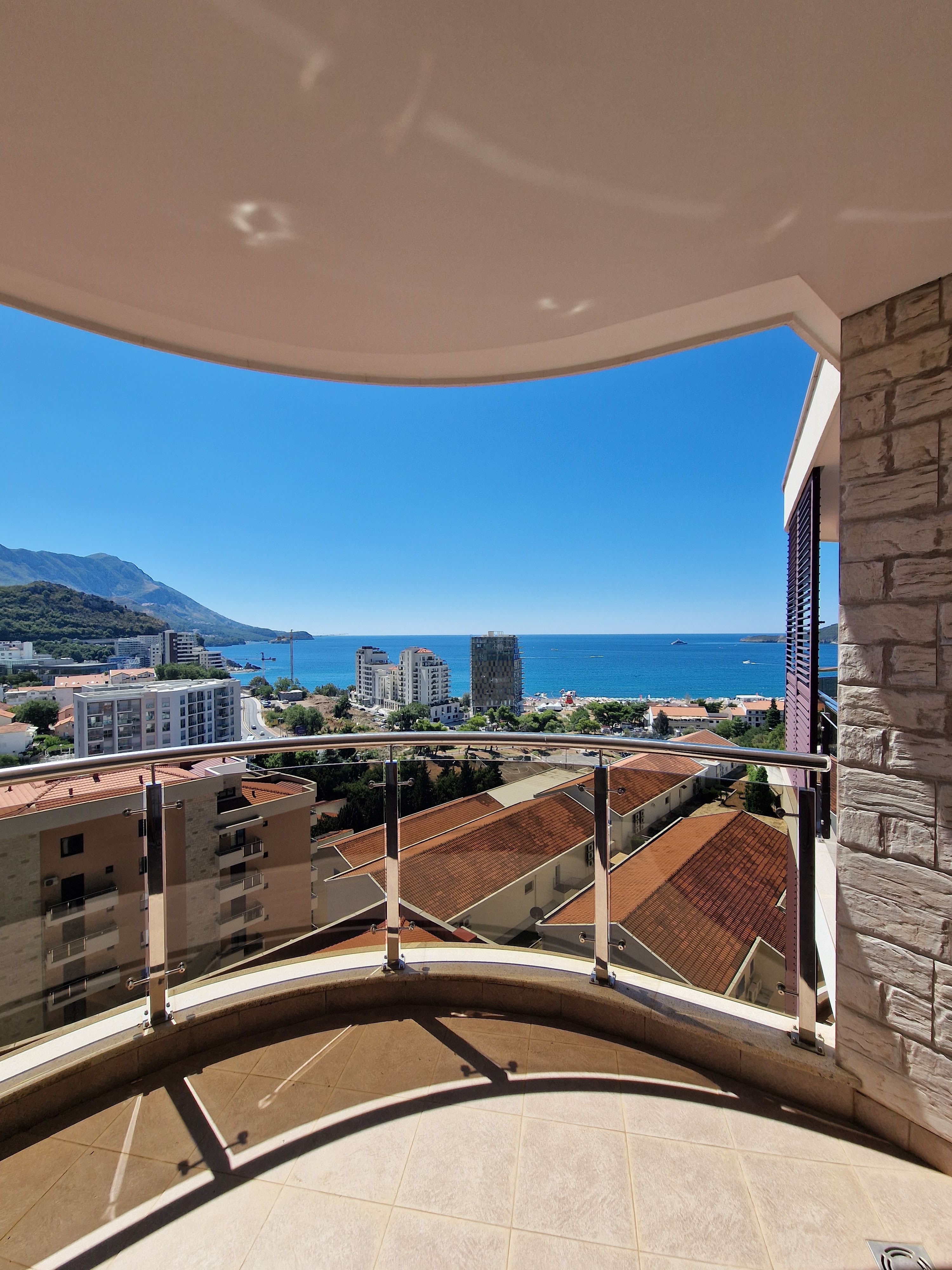 New two bedroom apartment 103m2 with sea view. Anatolia, Becici ...