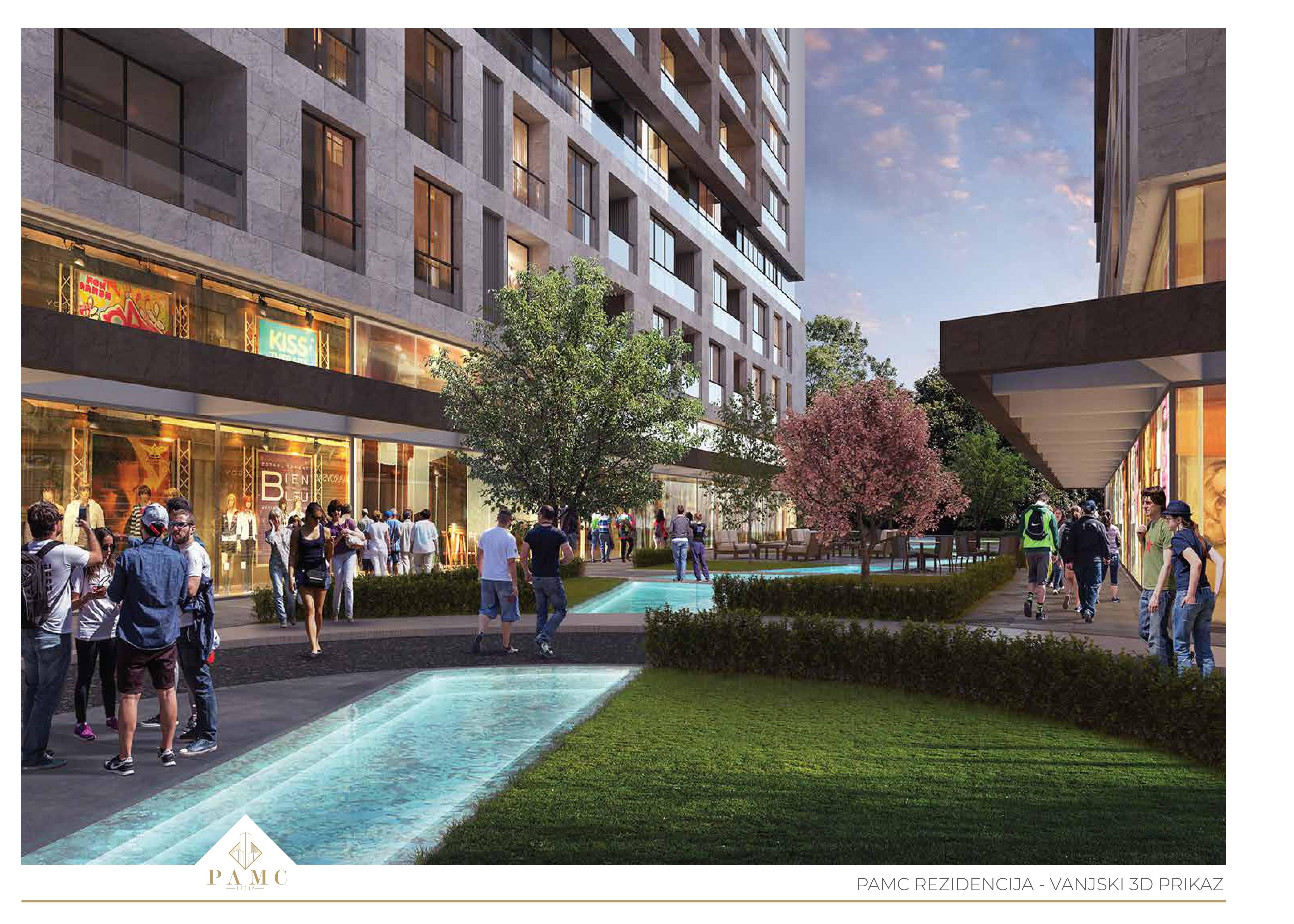 Studio apartment 35.9m2 in a new building, in an exclusive location in ...